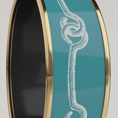 エナメルブレスレット ラージ 《鞍職人の詩的な目録》 | Hermès エナメルブレスレット ラージ 《鞍職人の詩的な目録》 | Hermès